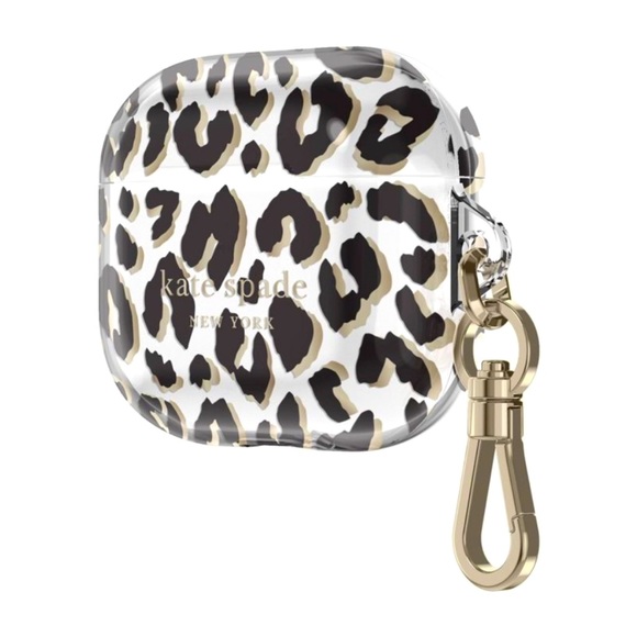 kate spade | Other | Nib Kate Spade Leopard Print Airpod Case 3rd Gen ...